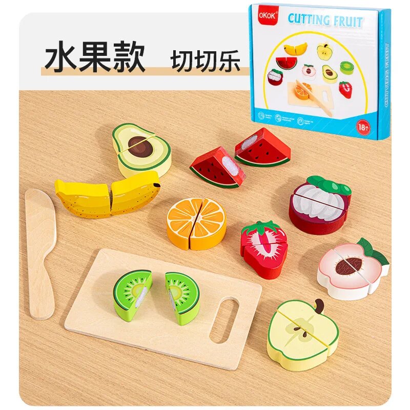 Деревянная кухня для детей Fruit style