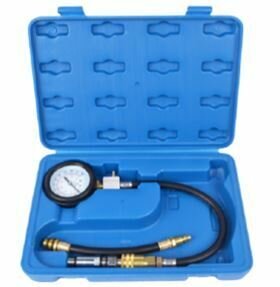 Компрессометр для бензиновых двигателей (0-21bar)4 пр. в кейсе. Rock FORCE RF-907G09(RF-4011254)