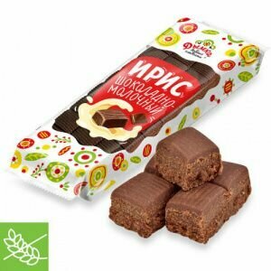 Конфеты ириски мягкие шоколадно-молочные Дымка, 240 грамм