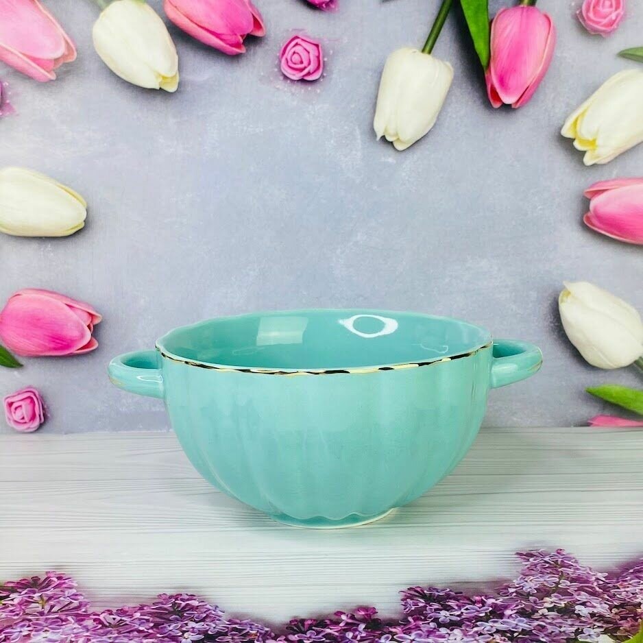 Набор 6 штук Бульонница Lenardi Multicolor 350мл, фарфор