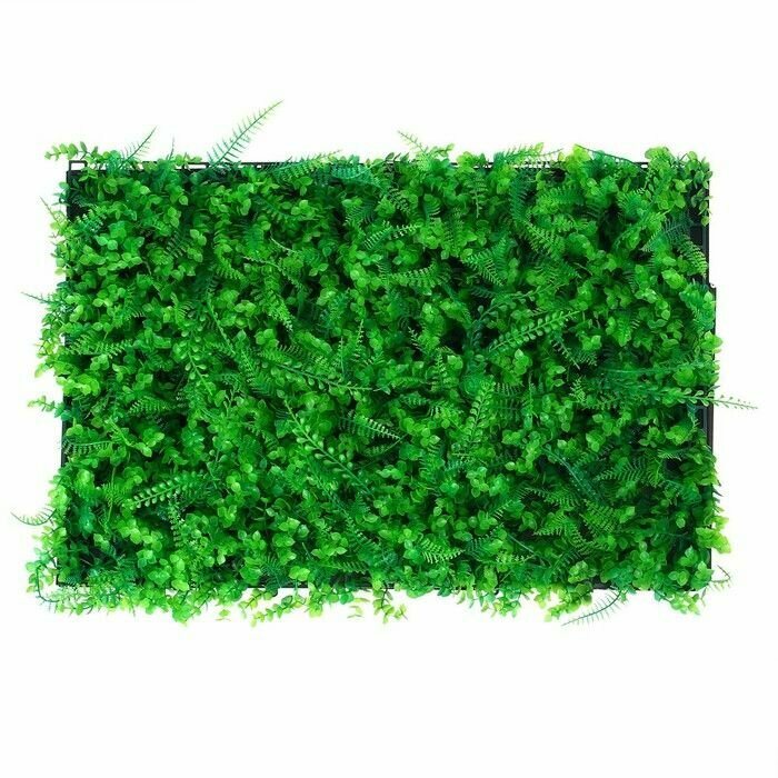 Декоративная панель Greengo "Самшит, Папоротник", пластик, 60х40 см