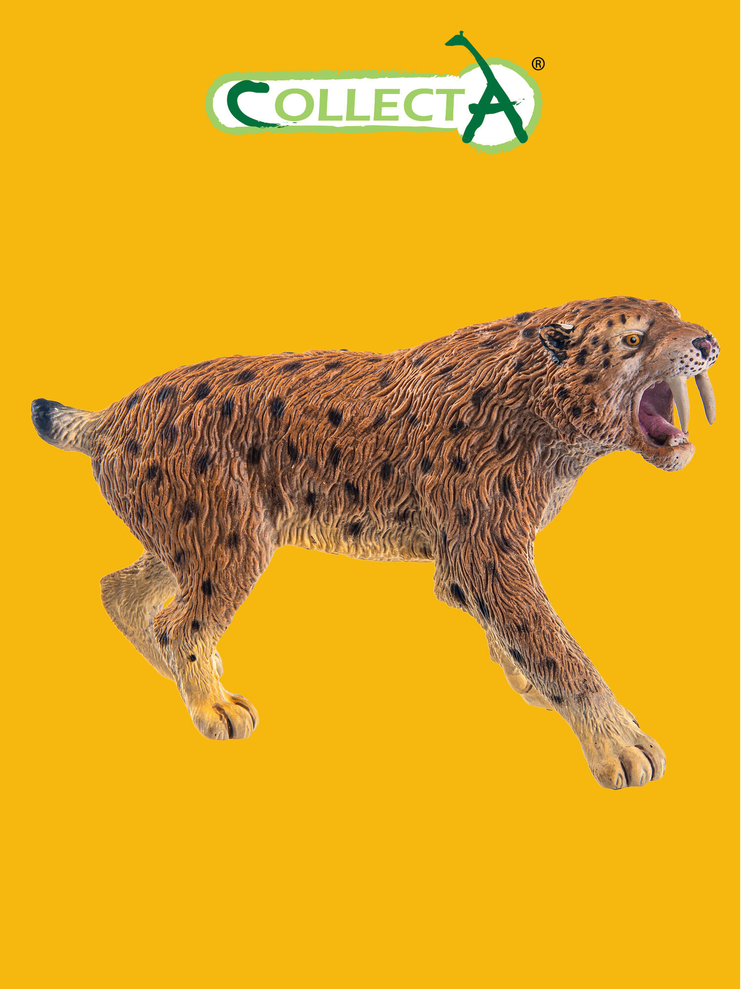 Фигурка животного Collecta "Смилодон" коллекционная, высота 8 см, 88715b