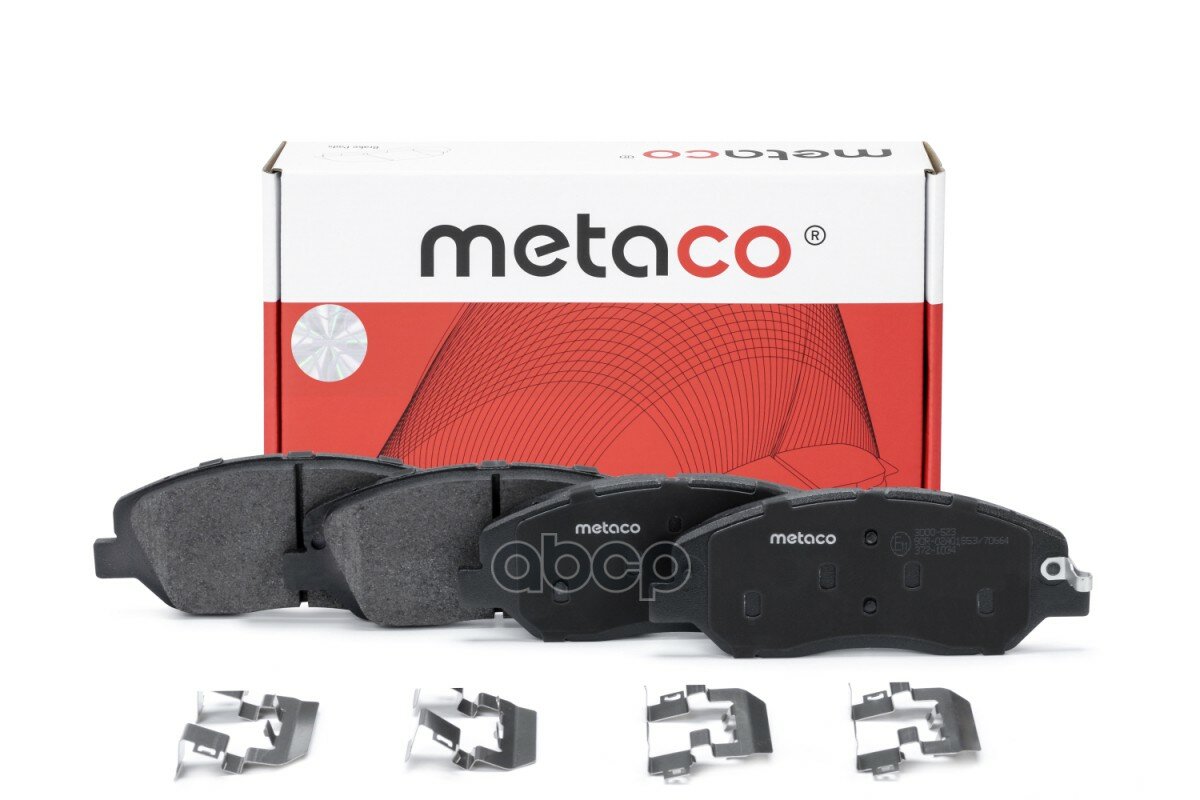 Колодки тормозные дисковые | перед | METACO арт. 3000523
