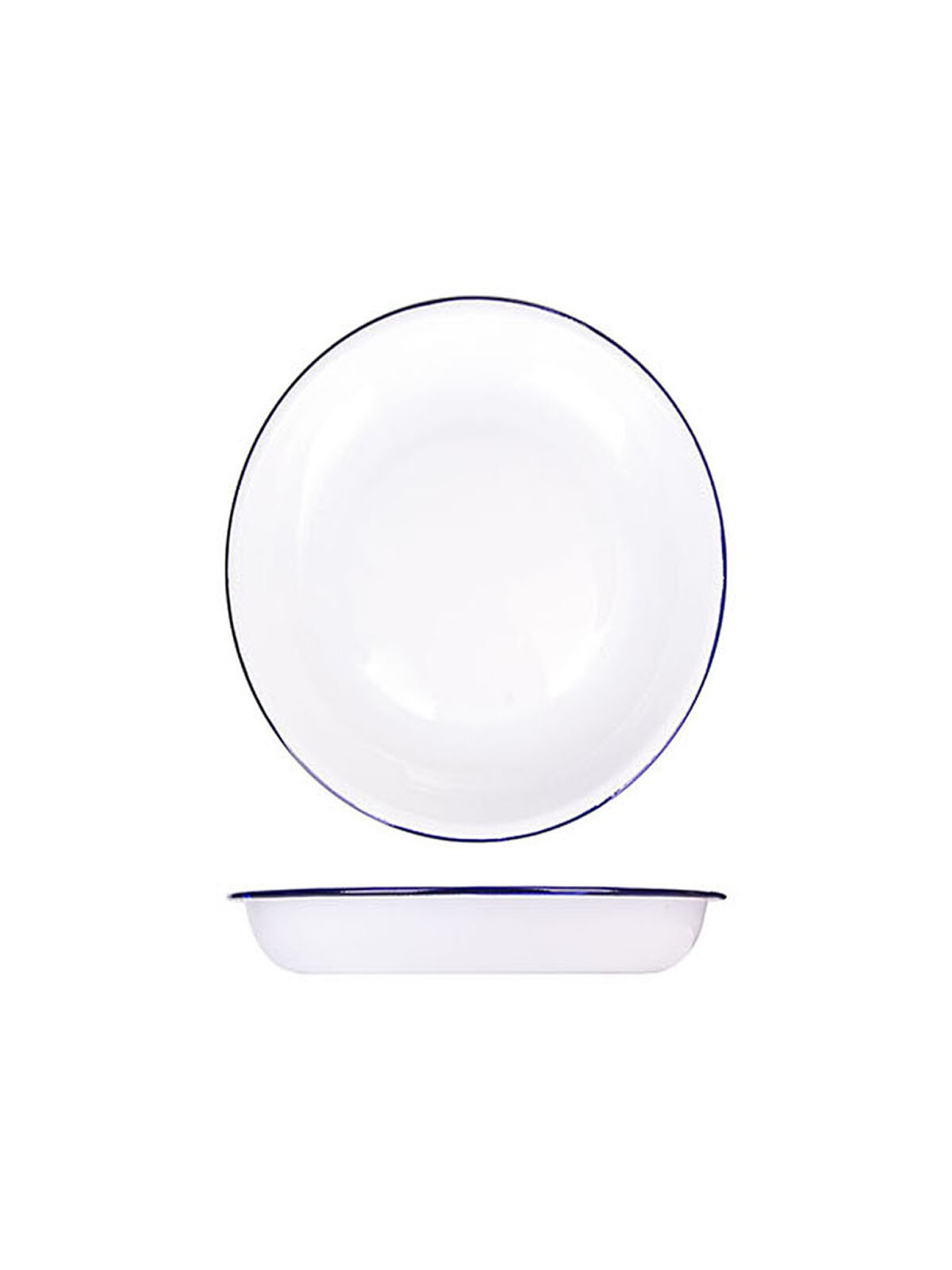 Тарелки глубокие 6 шт Prohotel, эмалированные, 21,5 см