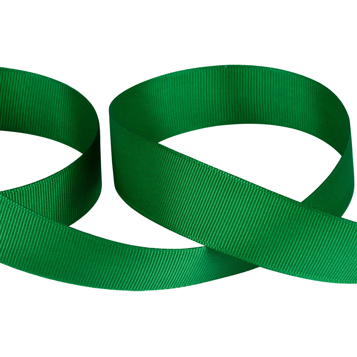 Лента репсовая "Gamma" GR-25 25 мм 5.4 м №077 зеленый