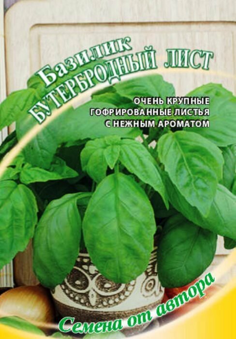 Базилик Бутербродный лист