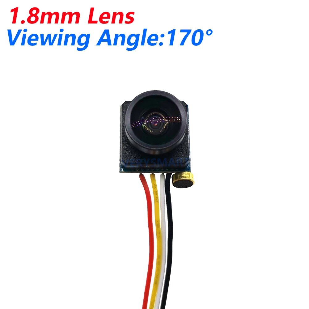 Мини FPV аналоговая камера 3,6/2,1/1,8 мм 170 градусов широкоугольный объектив размер 12x12 мм цветная CVBS домашняя камера видеонаблюдения s