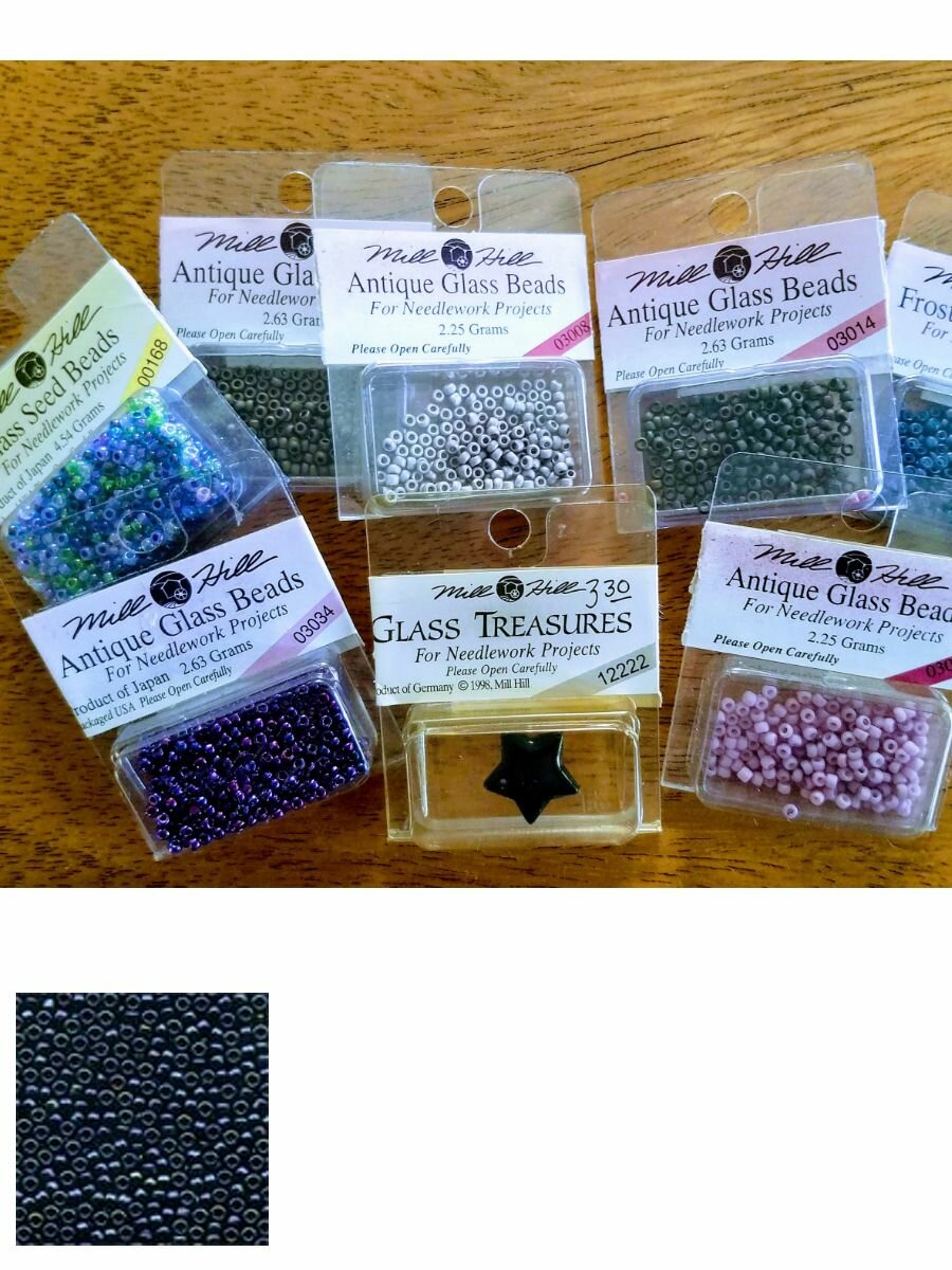 Стеклянный бисер Mill Hill Antique Glass Seed Beads (цв. 03002, 2.63 гр.)