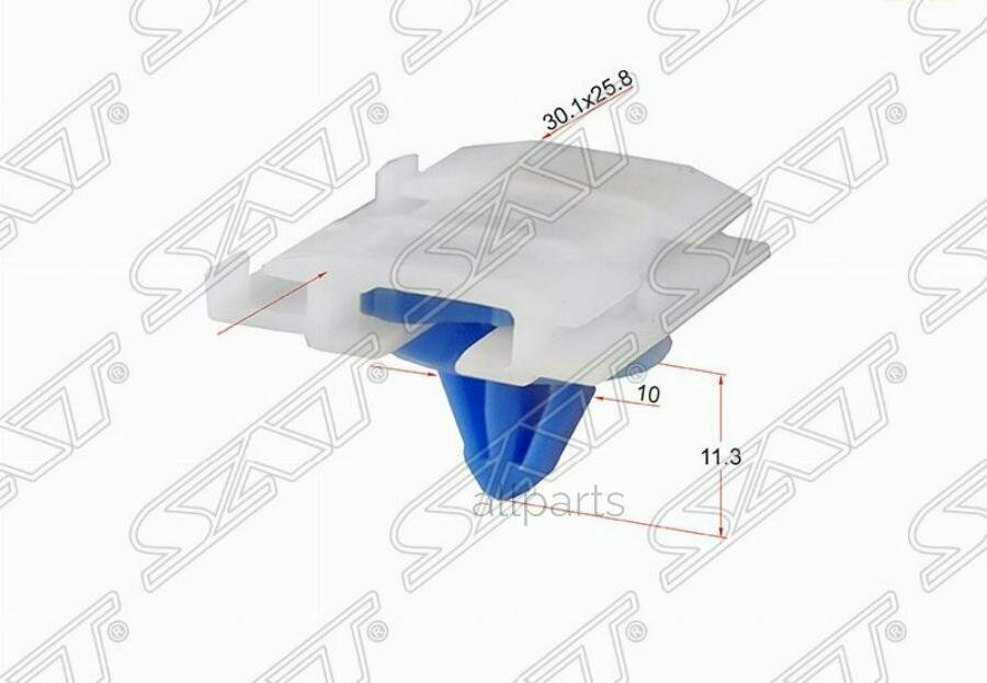 SAT ST-M11329 Клипса молдинга RENAULT (Продажа по 10шт)