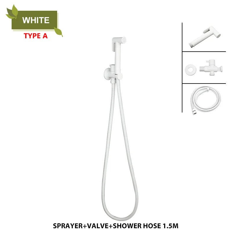 Ручной распылитель для биде из латуни White Type A