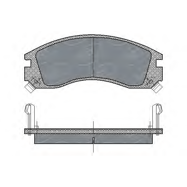 SCT GERMANY sp171 (MB858400 / MB895250 / MN116923) колод. торм. задн. mits Outlander (Аутлендер) 07- / Pajero (Паджеро) 00-06