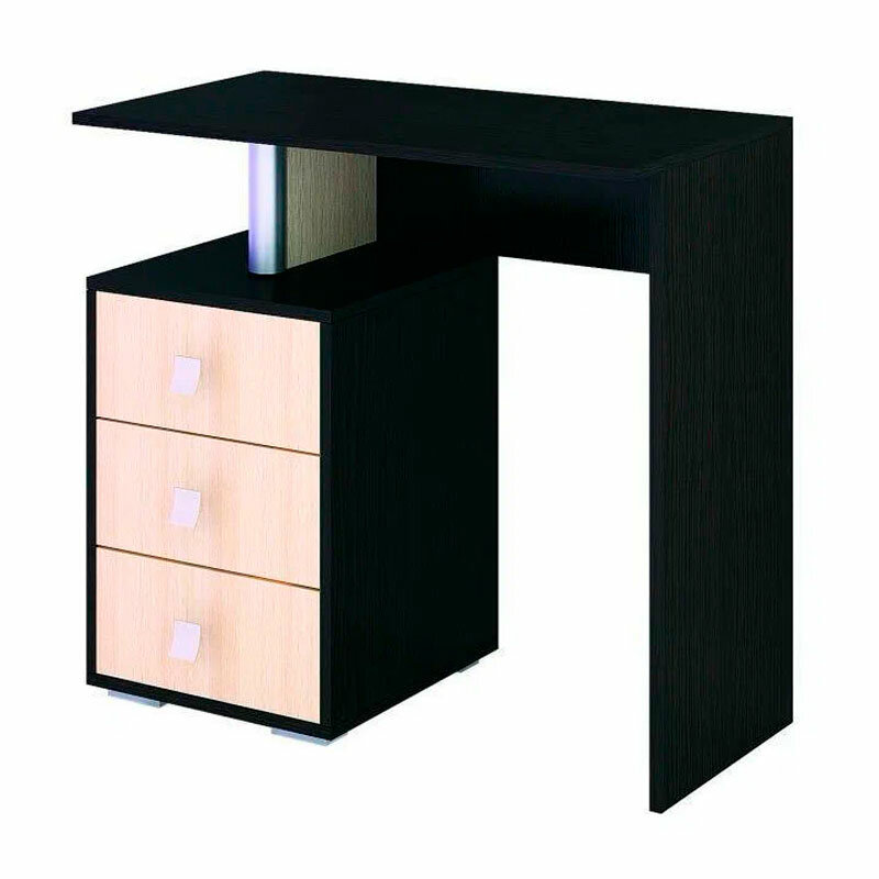 Стол косметический Ненси 2 83,0х80,0х40,0 см, венге/дуб молочный