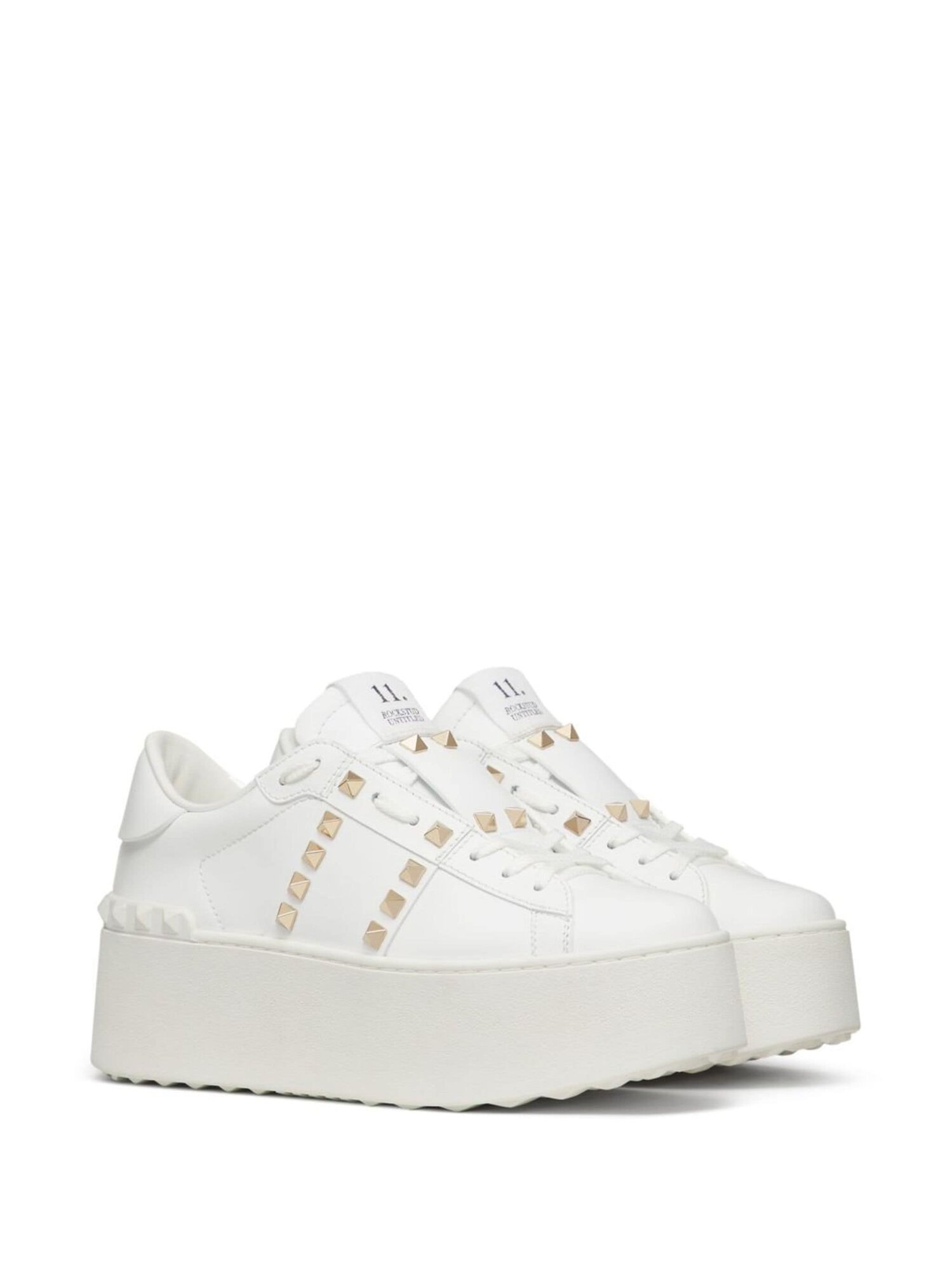 Кроссовки Valentino Rockstud Untitled, размер 35, white — фото 1