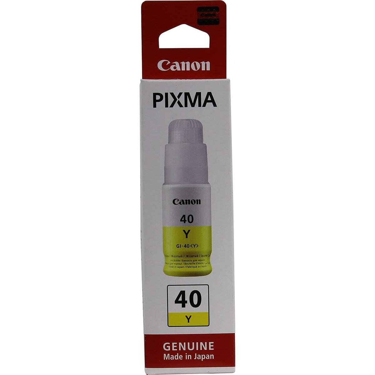 Чернила Canon GI-40Y Yellow для PIXMA G5040/G6040