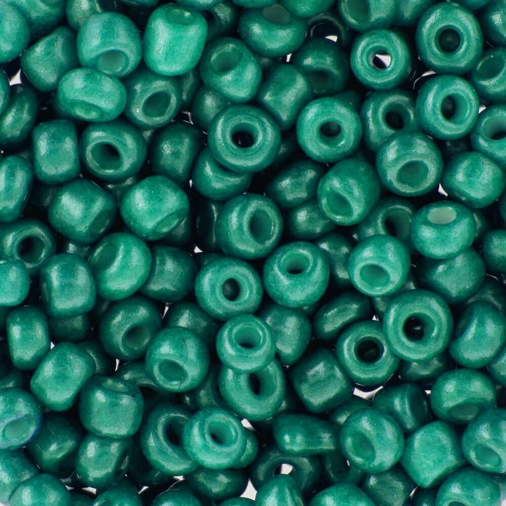 Бисер "Zlatka" GR 08/0 (0961-0979) 10 шт 10 г №0976 изумрудный