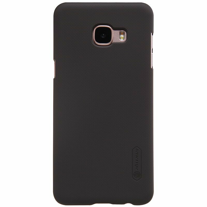Накладка Nillkin Frosted Shield пластиковая для Samsung Galaxy C5 (C5000) Brown (коричневая) + пленка