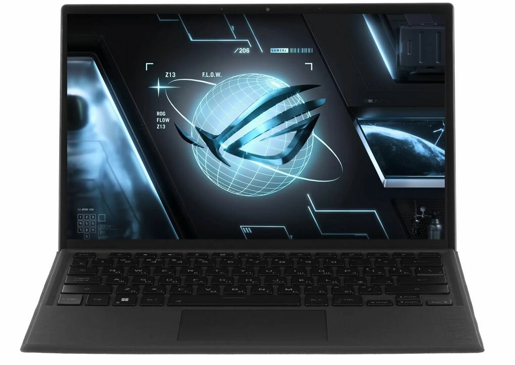 13,4" Ноутбук Asus ROG Flow Z13 GZ301ZA-LD137W (90NR07Y1-M005P0) черный - 1920x1200, IPS, Intel Core i5-12500H, ядра: 12 x 2,5 ГГц, 16 ГБ, SSD 512 ГБ, Intel Iris Xe Graphics, Windows 11 Home