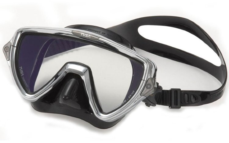 Маска VISIO PRO черный силикон антибликовые линзы