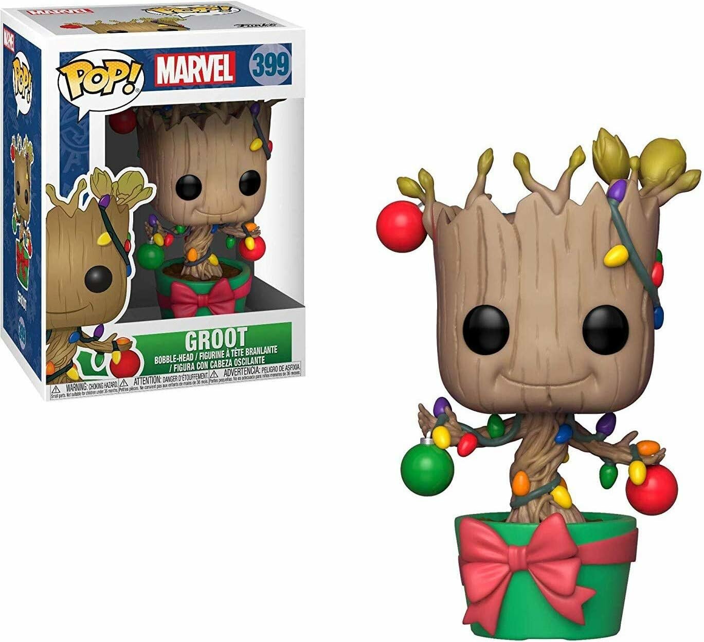 Фигурка Funko POP! Танцующий Грут в украшениях (Groot Dancing with Light) #399