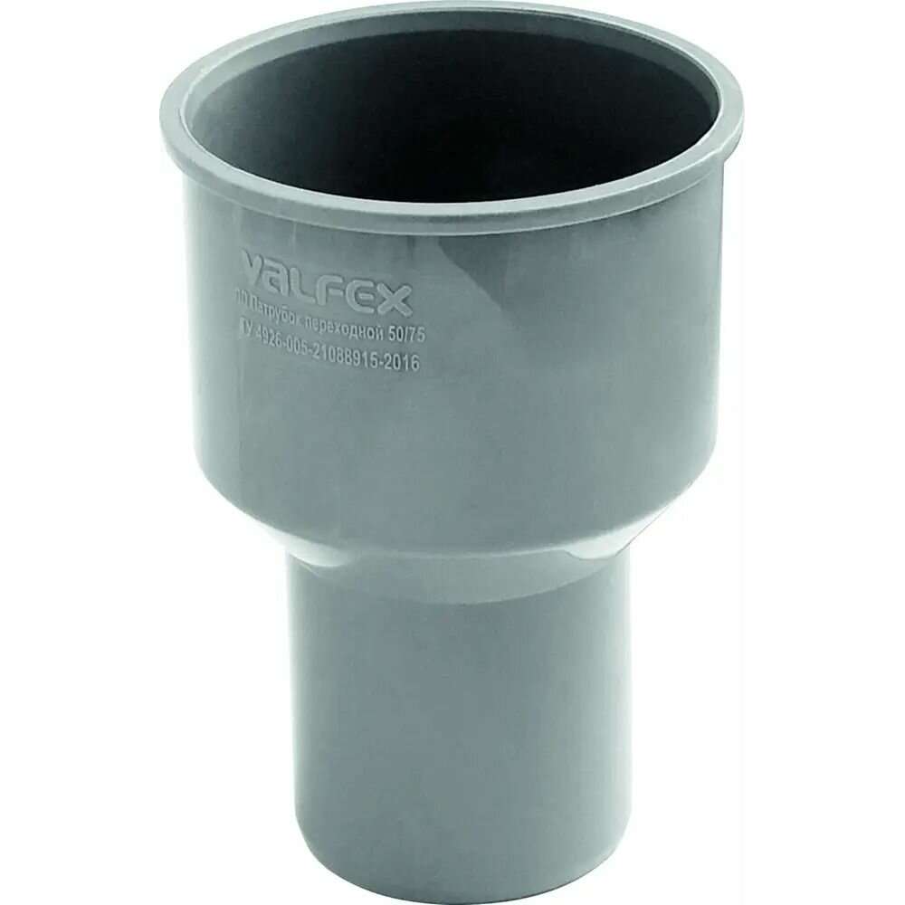 Переход с пластика на чугун ?50/75 мм