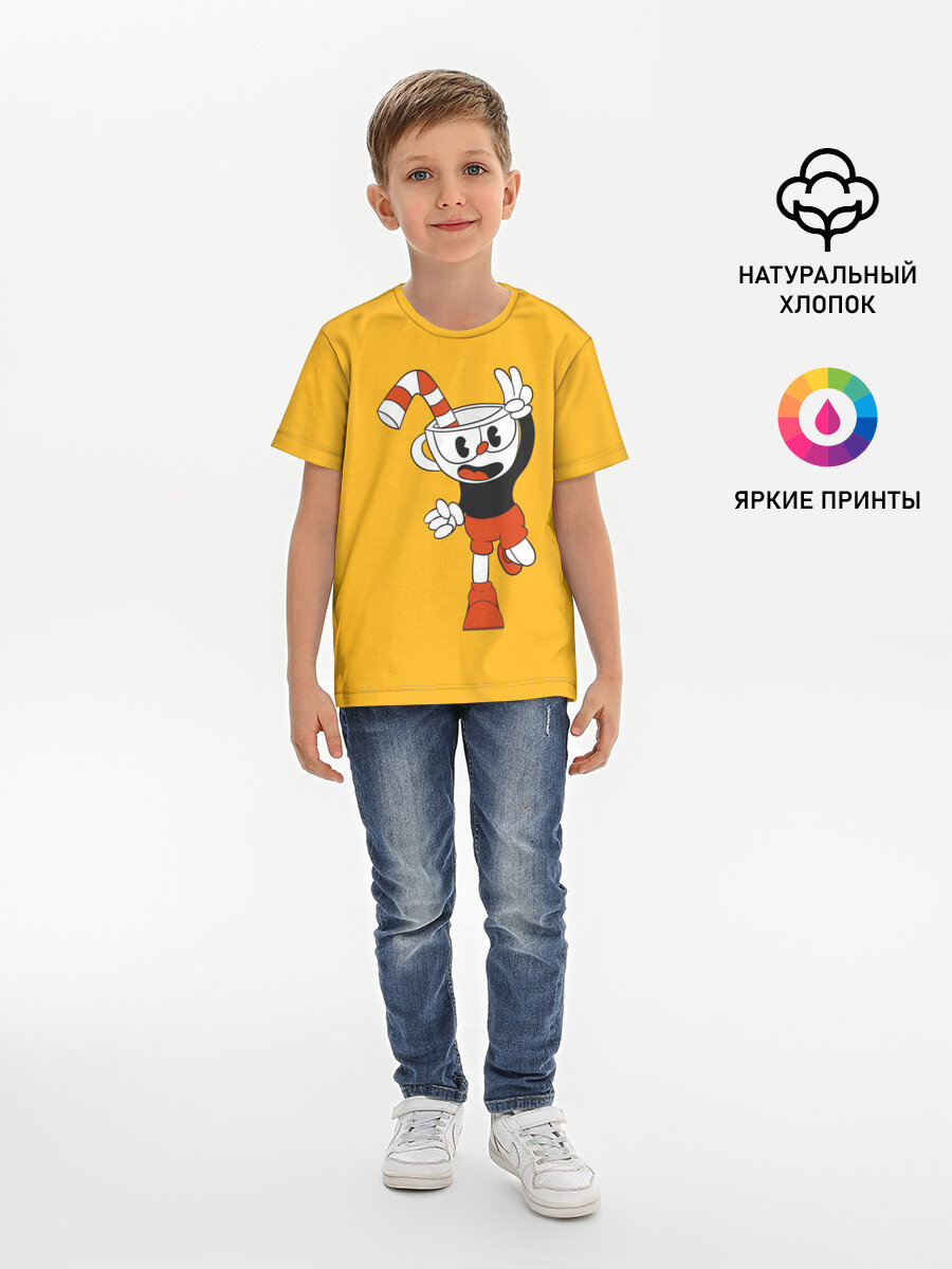 Футболка хлопковая детская CUPHEAD
