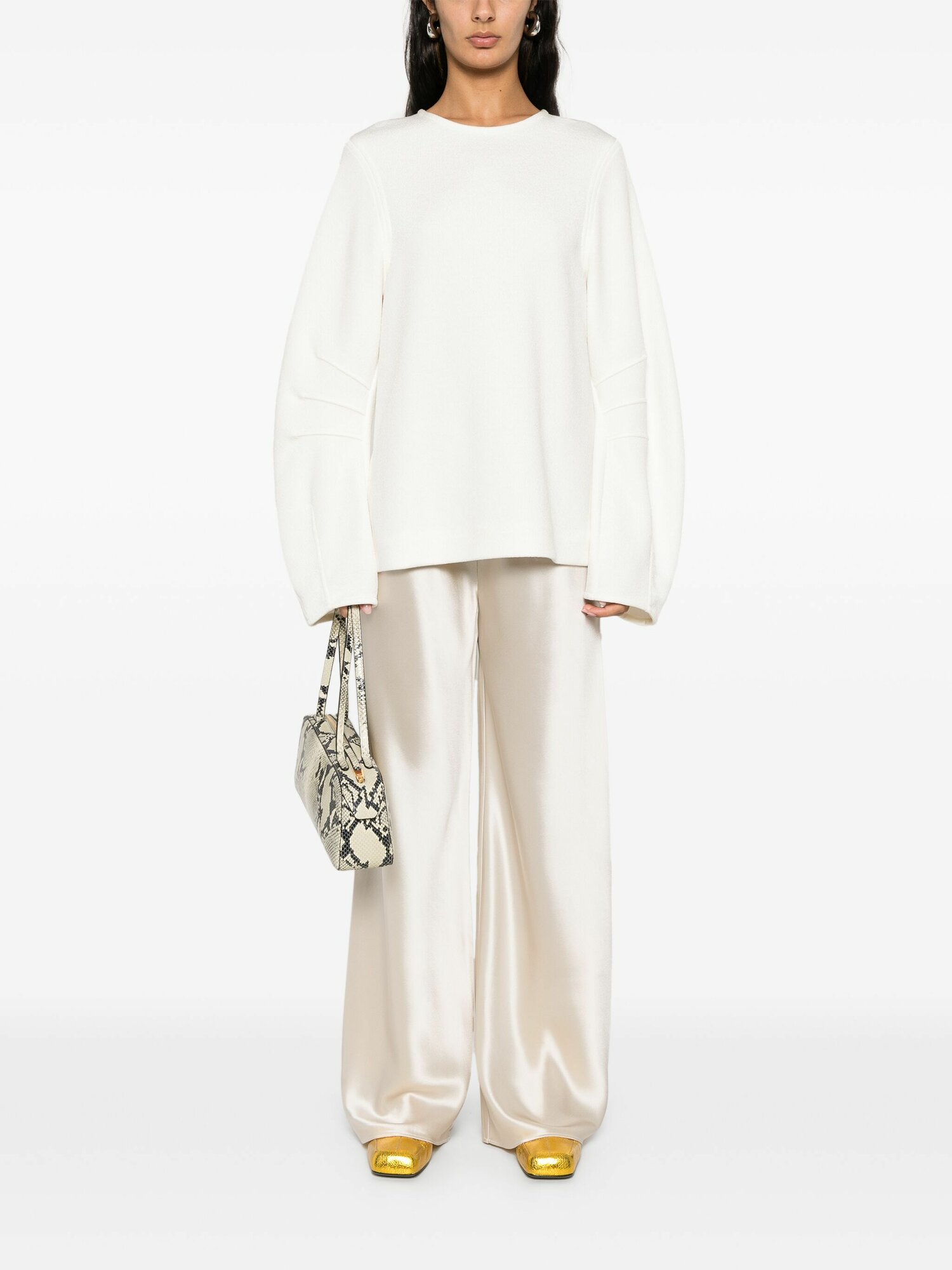 Толстовка Jil Sander, размер 38, , white — фото 1