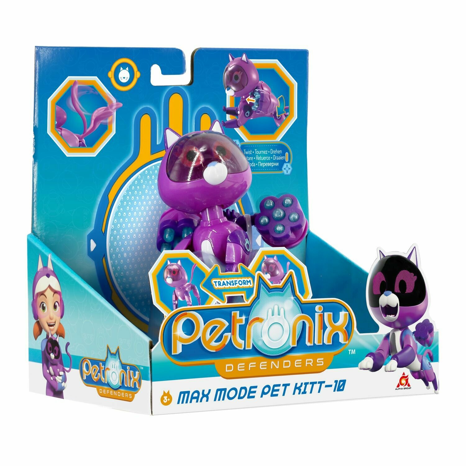 Петроникс. Питомец-трансформер 2-в-1 Китти макс-мод. Petronix