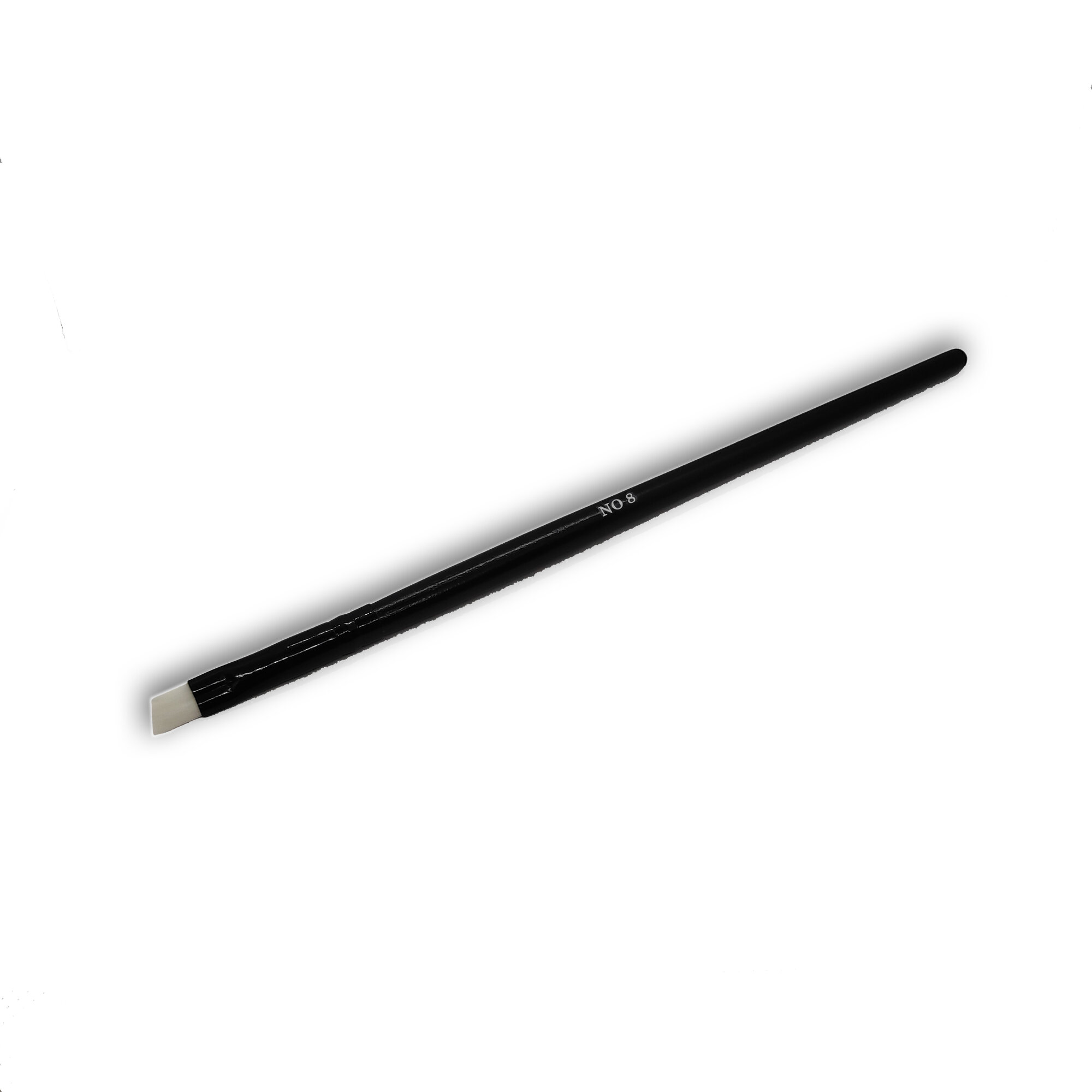 Кисть скошенная для моделирования ногтей, дизайна и творчества размер №8