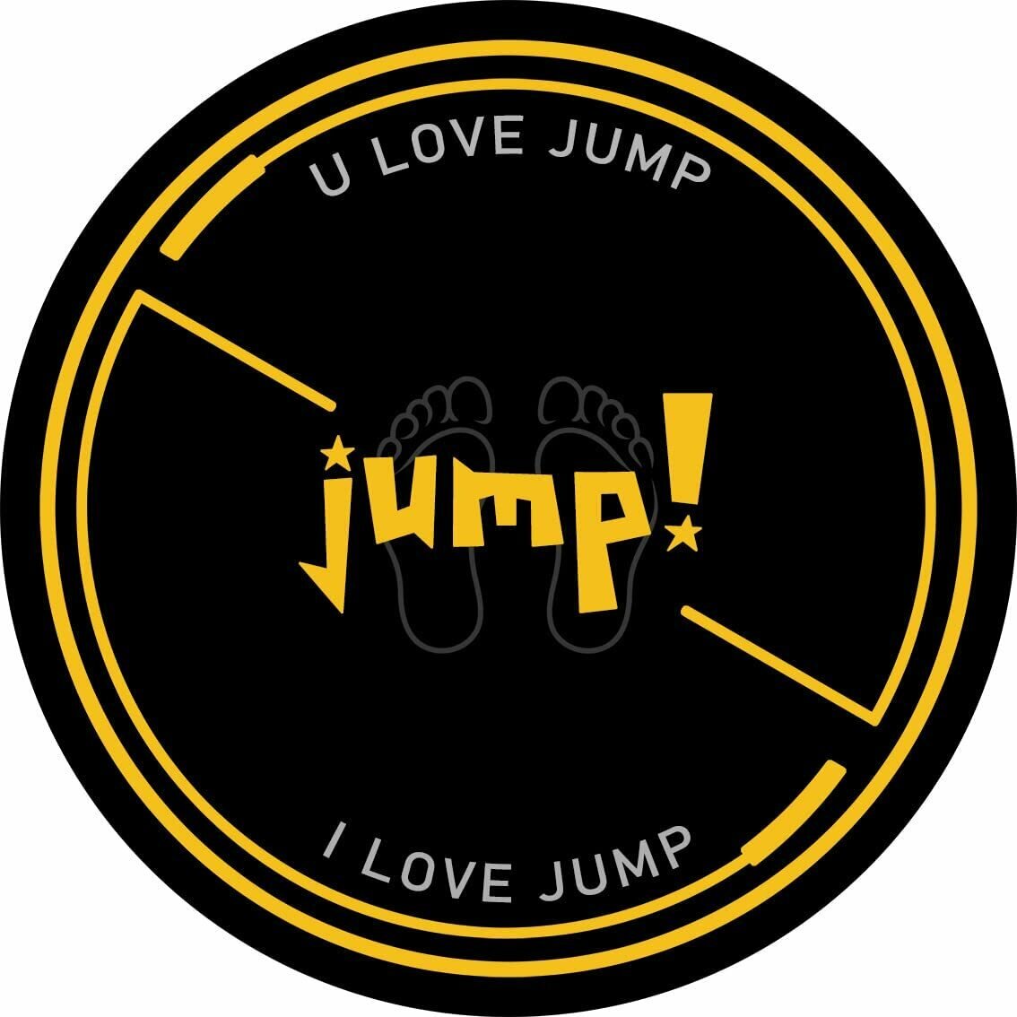 Коврик для йоги, фитнеса и прыжков на скакалке 70X70cm, круглый