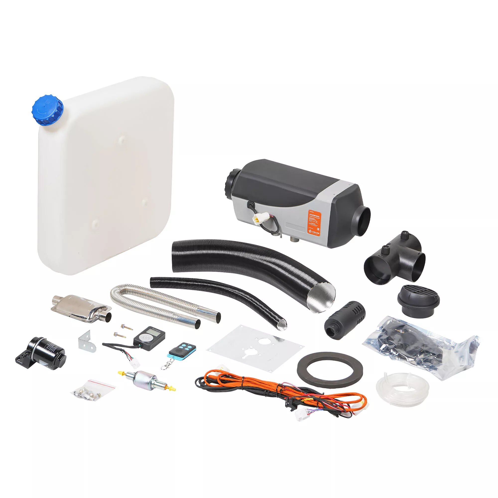 Отопитель воздушный автономный 12В 5000Вт дизель (AIRLINE)