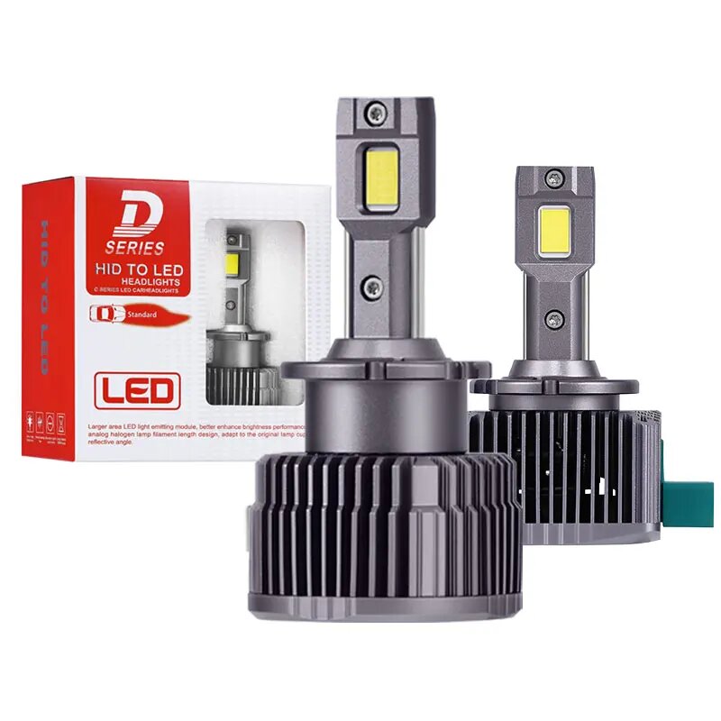 DAWNKNIGHT D1S D2S D3S Замена светодиодных фар Оригинальный HID 55W D1S D4S D5S D8S LED Plug and Play 6500K 12V D1S