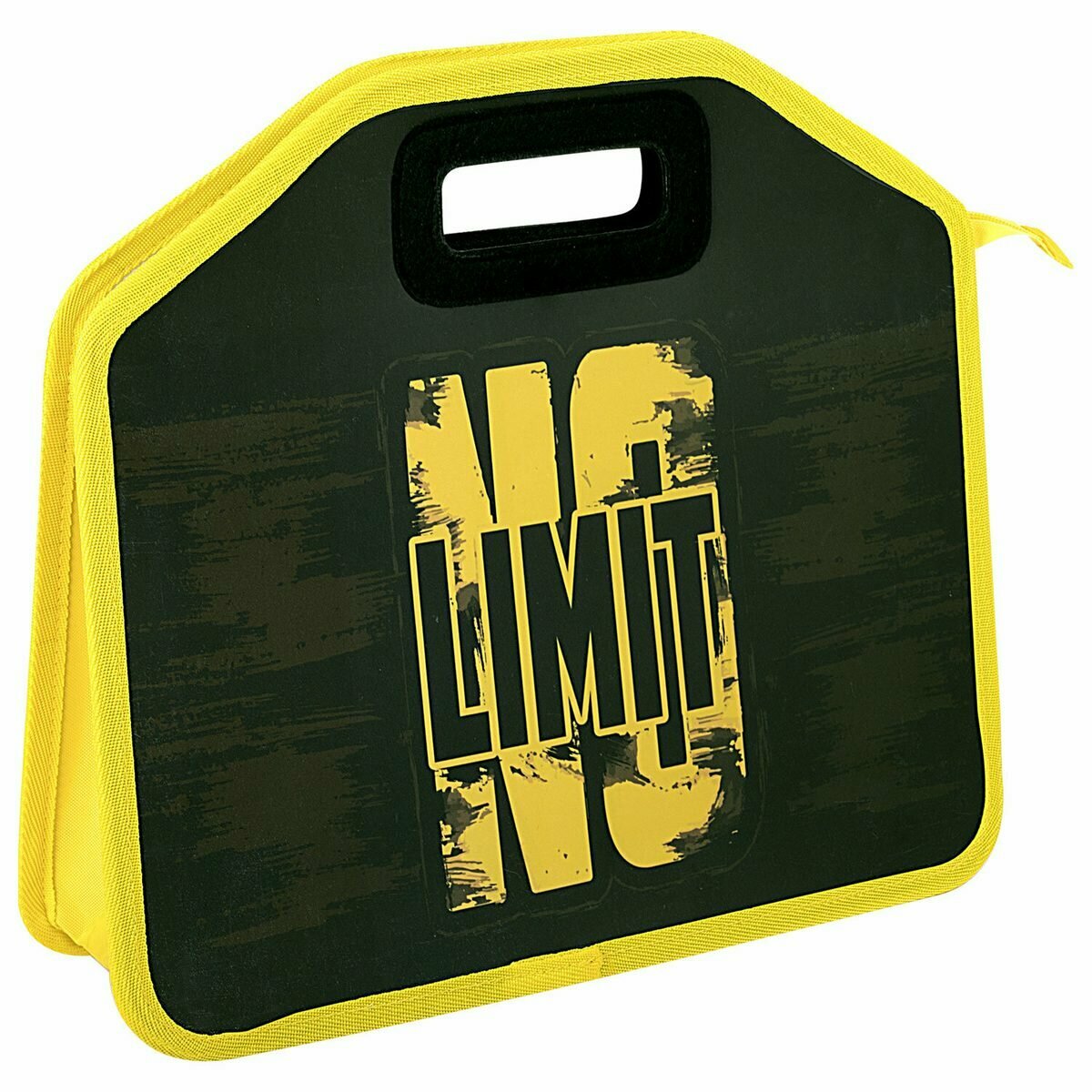 Папка-сумка с ручками А4 Юнландия No limit, 1 отделение, фетровые ручки, 34х30х11см (272206), 48шт.