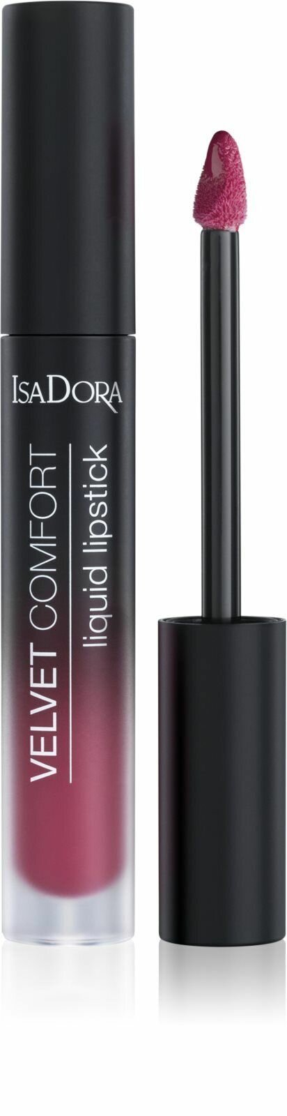 Полуматовая помада IsaDora Velvet Comfort оттенок 58 Berry Blush 4 ml