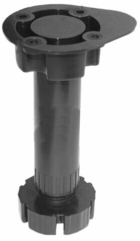 Опора кухонная STARFIX регулируемая Н95-130 мм черный (SMP-57508-1)