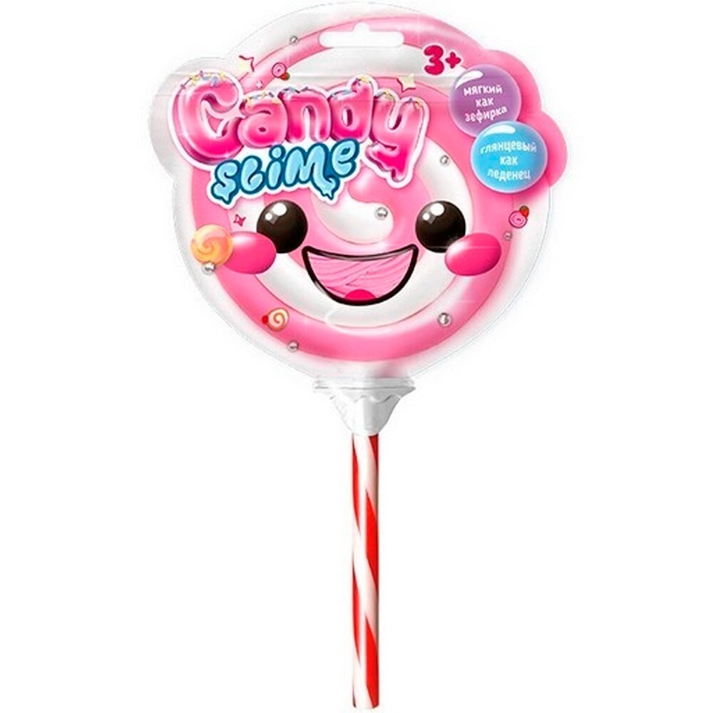Слайм Slime Ninja "Candy", розовый, мягкий (CS021)