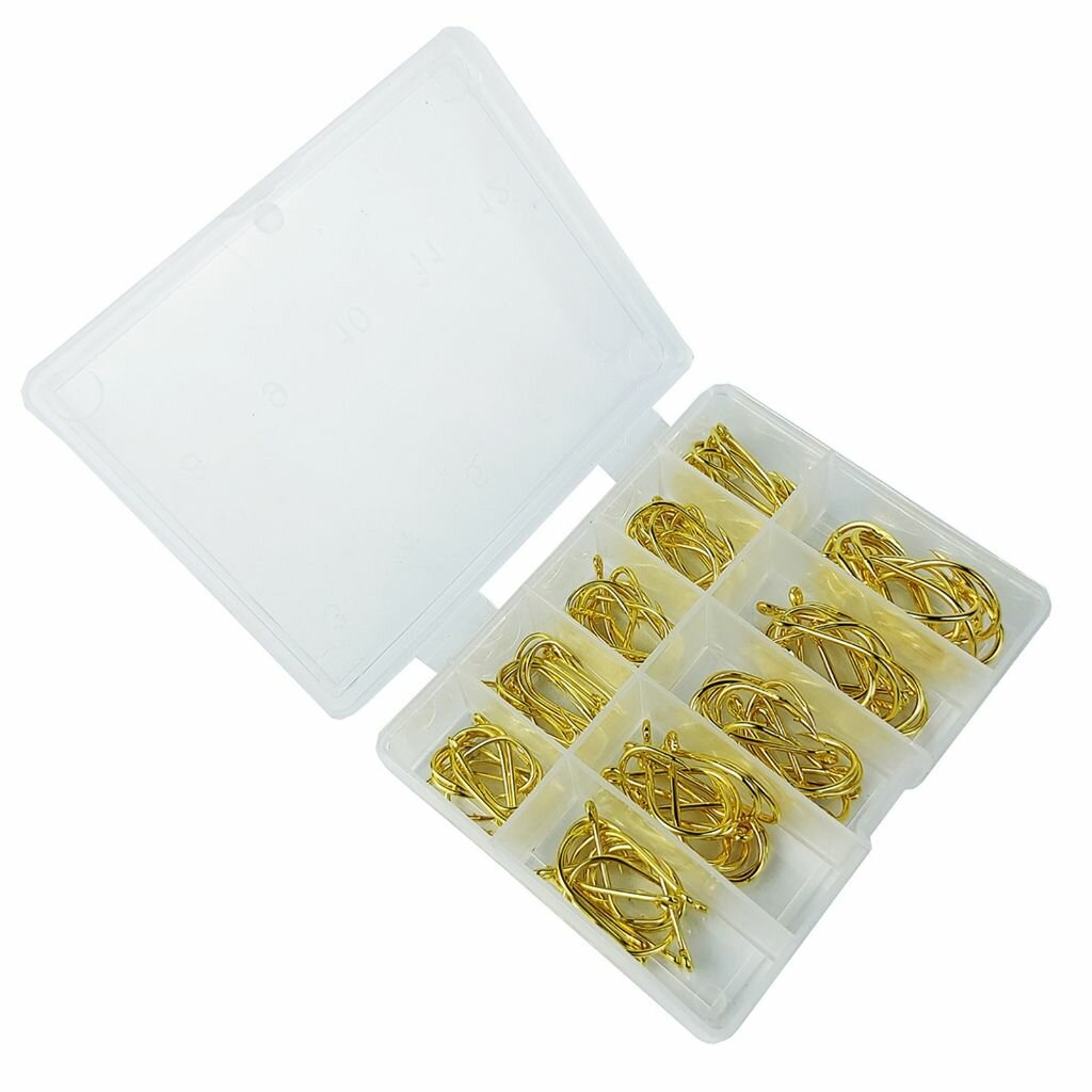 500 штук, tube pay - рыболовный крючок от 3 до 12# с колючей проволокой-golden tube pay