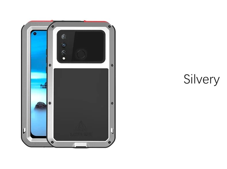 Металлический чехол LOVE MEI для Huawei Mate 40 Pro, Silver