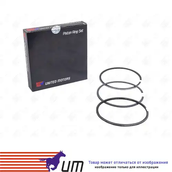 UNITED MOTORS PR1053-000 кольца поршневые std Porsche (Порше) m48.50s, m96.21 d93.0 std 1.2-1.5-2.0 на 1 цил. um