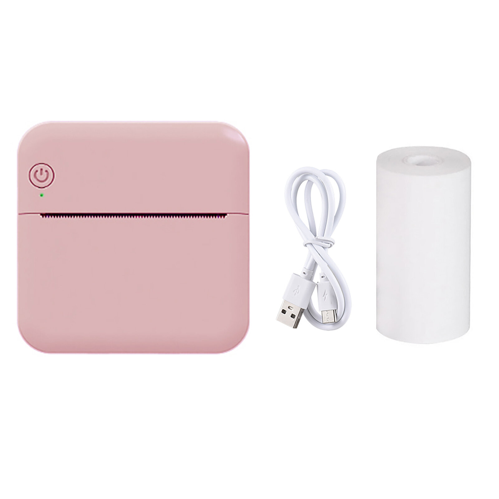 Мини термопринтер 203 DPI — для фото/наклеек/чеков, BT, для iOS/Android, детское творчество