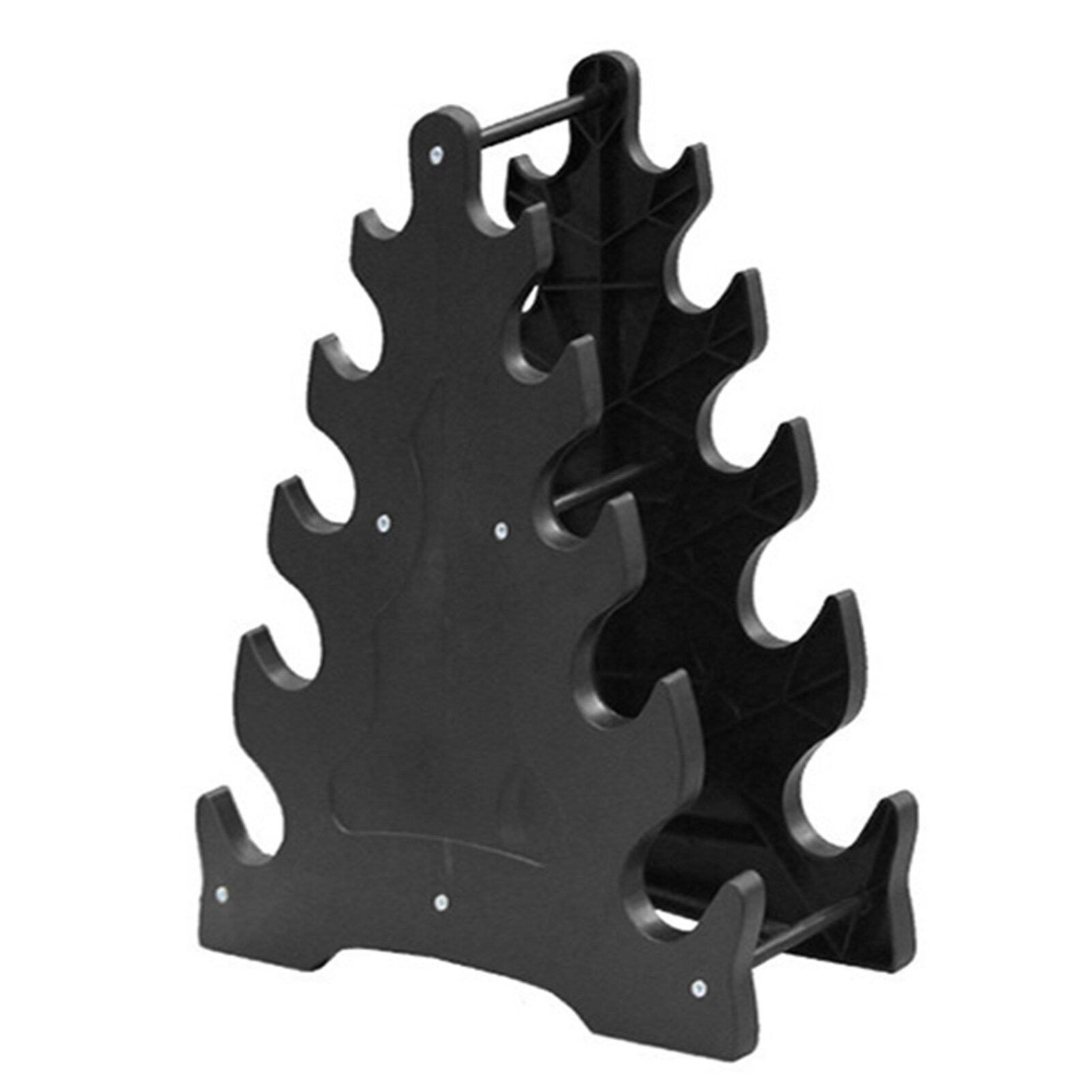 Стойка Для Гантелей 5-Уровневый Кронштейн Для Гантелей Весовая Подставка Стеллаж Для Хранения Органайзер для Домашнего Спортзала