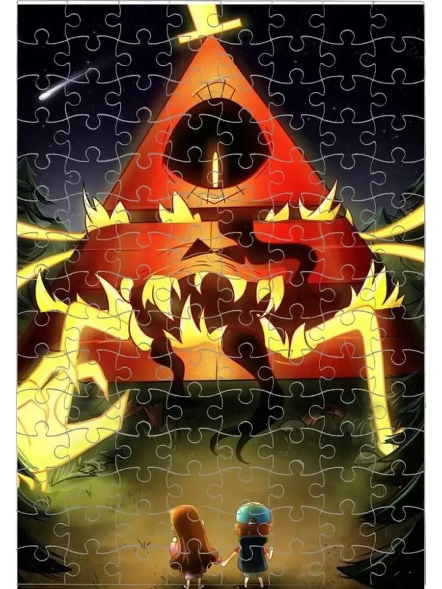 Пазл красный Билл №65