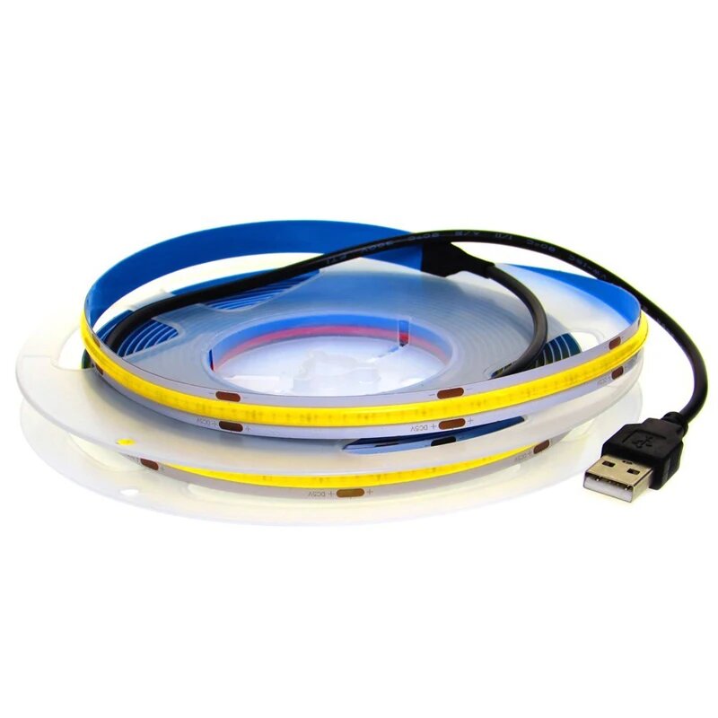 Светодиодная лента HICCIN 2м, White, USB Led Strip