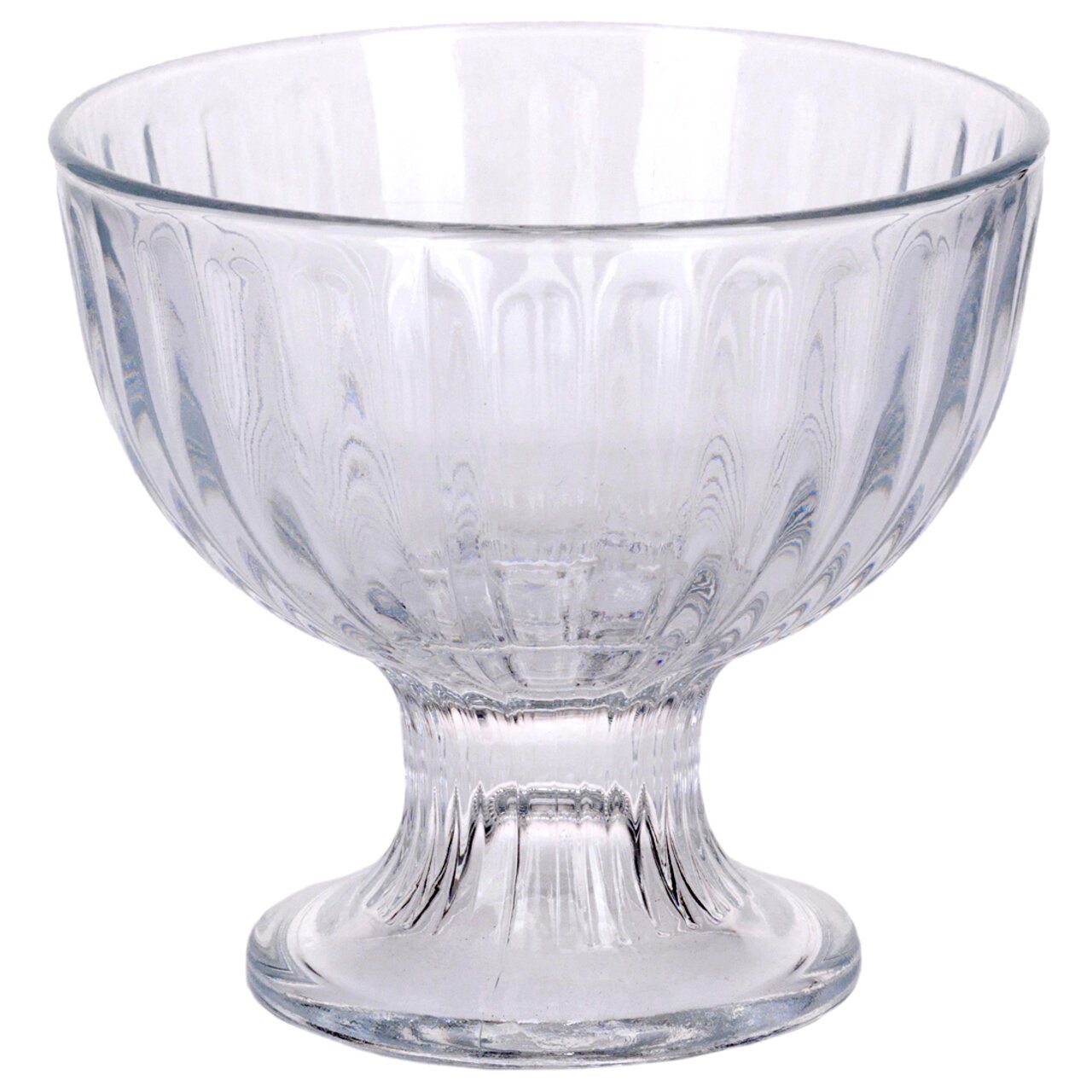 Pasabahce Iceville креманка ребристая 11 см стеклянная посуда для десертов дома