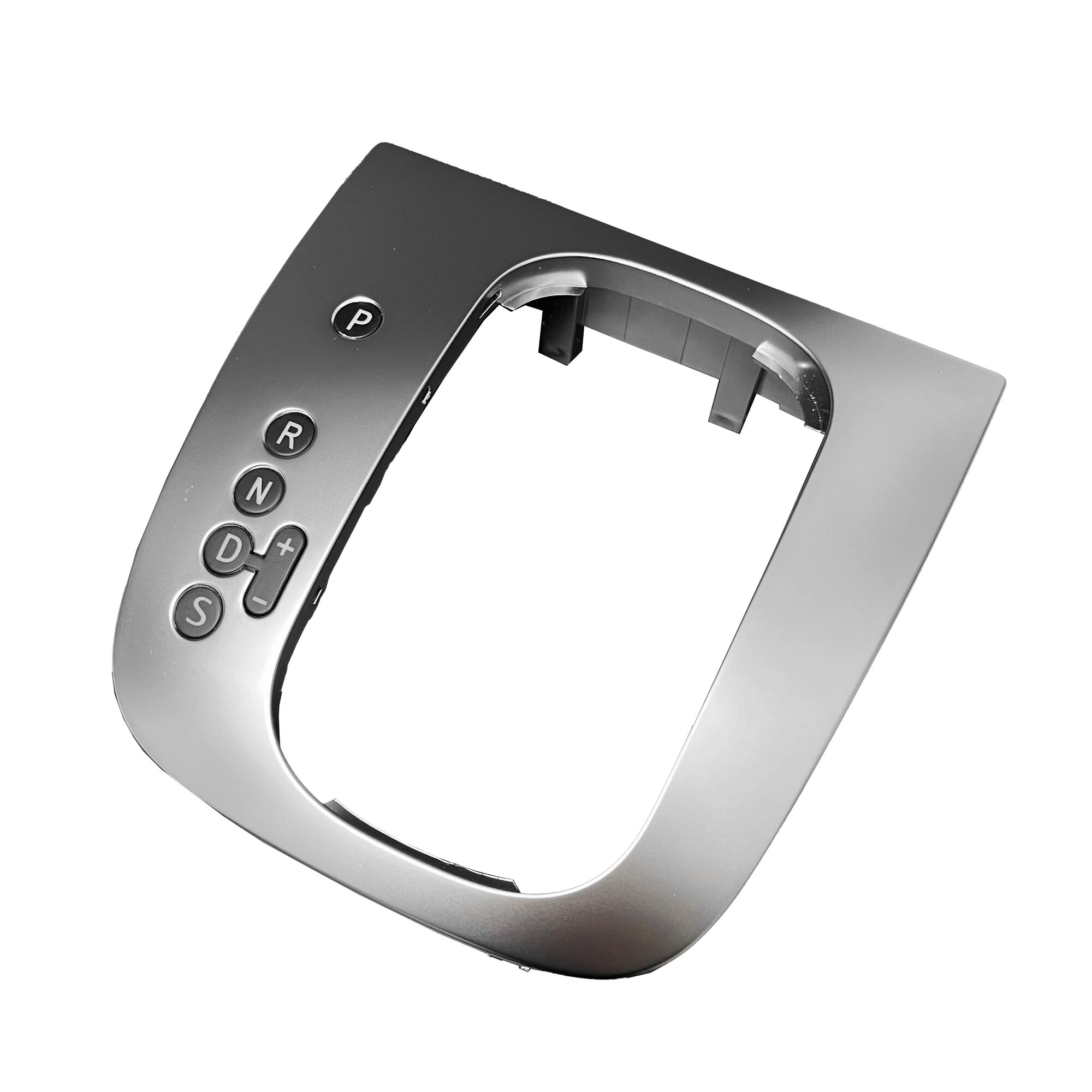 Рамка ручки переключения передач LHD RHD DSG, черная, блестящая, хромированная, LHD Chrome Matte