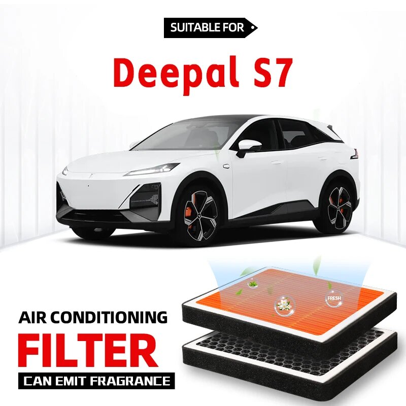 Для Changan Deepal S7 Фильтр салона Воздушный фильтр Фильтр кондиционера с активированным углем с ароматом для очистки воздуха салона автомобиля