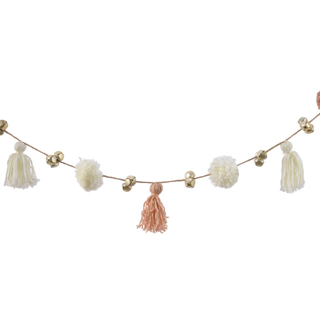 Декоративная гирлянда Creamy Boho 120 см, Kaemingk, 610898-2