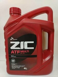 Масло синтетическое ZIC ATF Multi HT 4 л, для автоматических ...