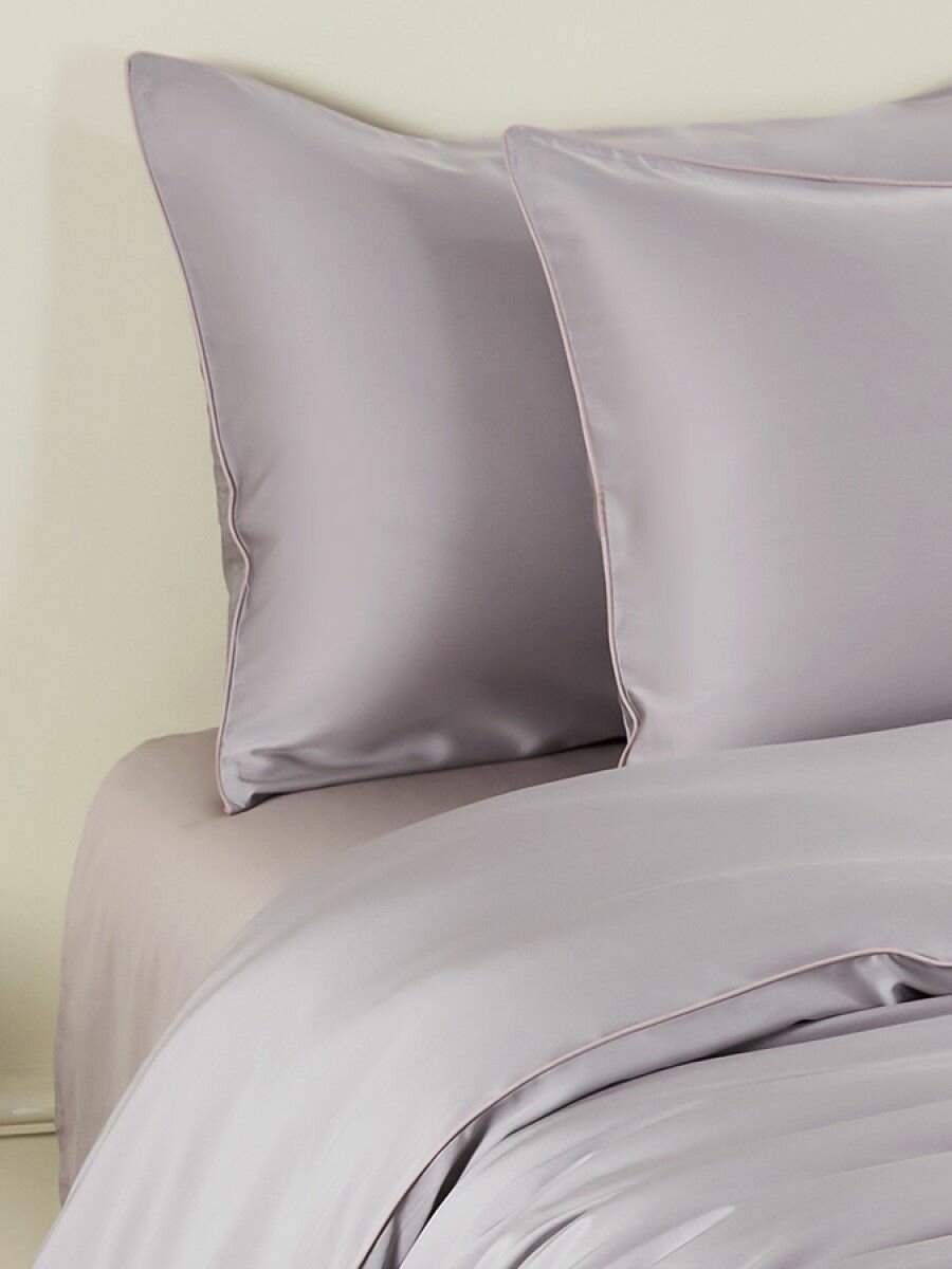 Постельное белье Askona (Аскона) Cotton Tencel Harmony (односп) Серебристый