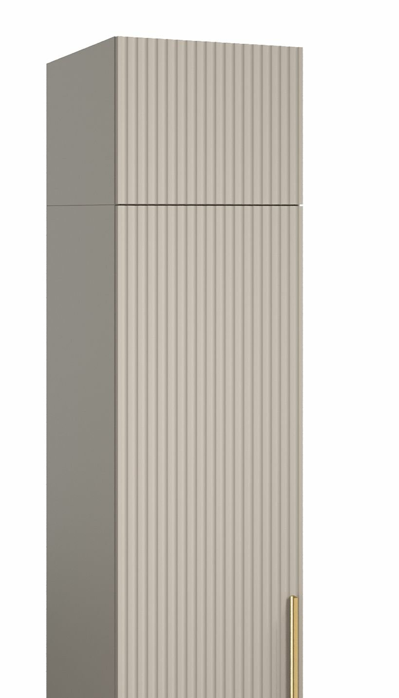 Антресоль Владимирская Мебельная Фабрика "Юта", ЛДСП, серая, для шкафа, 50x58x40 см