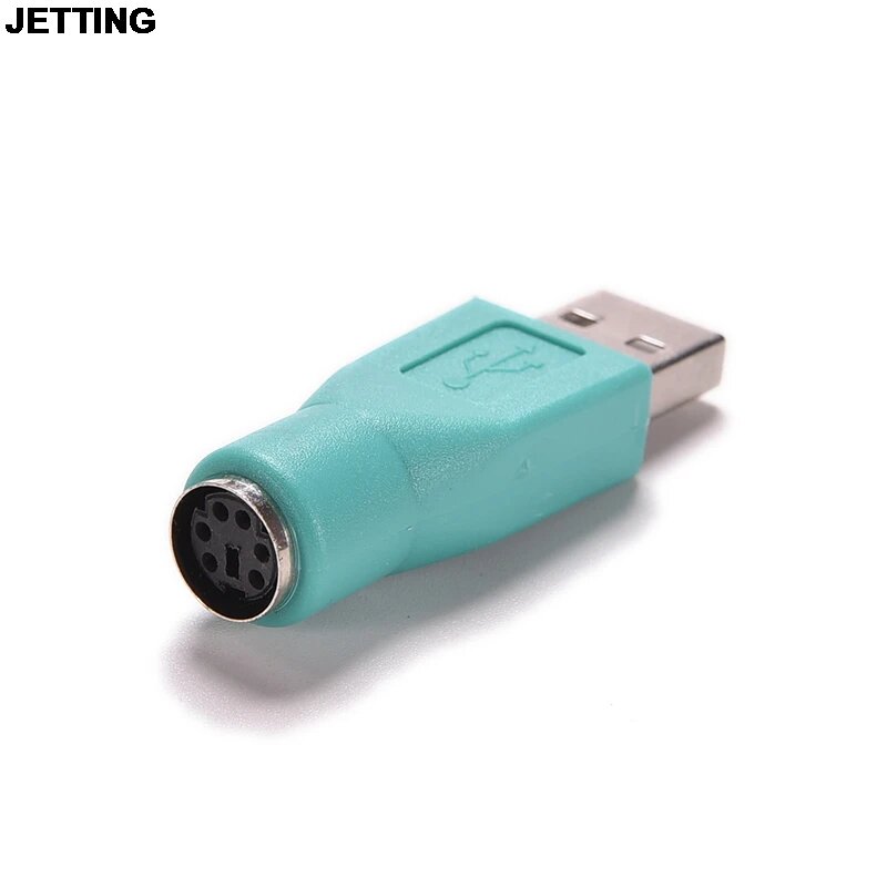 JETTING 1PC USB 2.0 Male to for PS2 Female Converter Adapter for PS2 Computer PC Laptop Keyboard Mouse Cable Connector